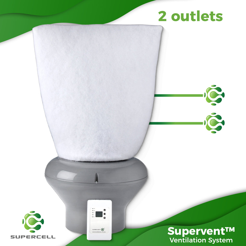 Supervent™ Ventilation System 2 outlets | supercellnz